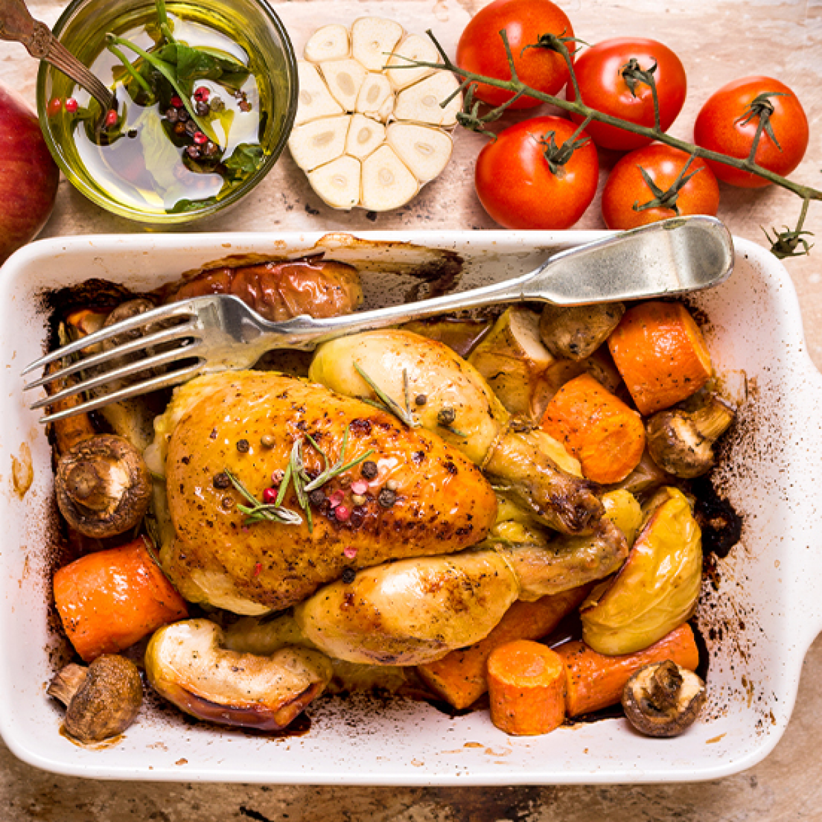 Frango estufado | FLAMA