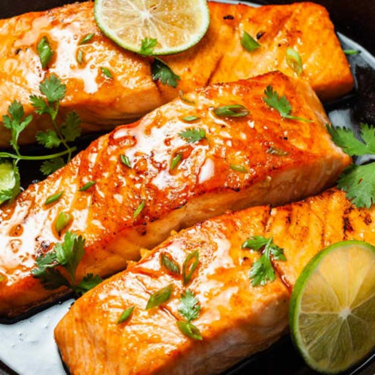 Receita de Salmão caramelizado na Air fryer - FLAMA